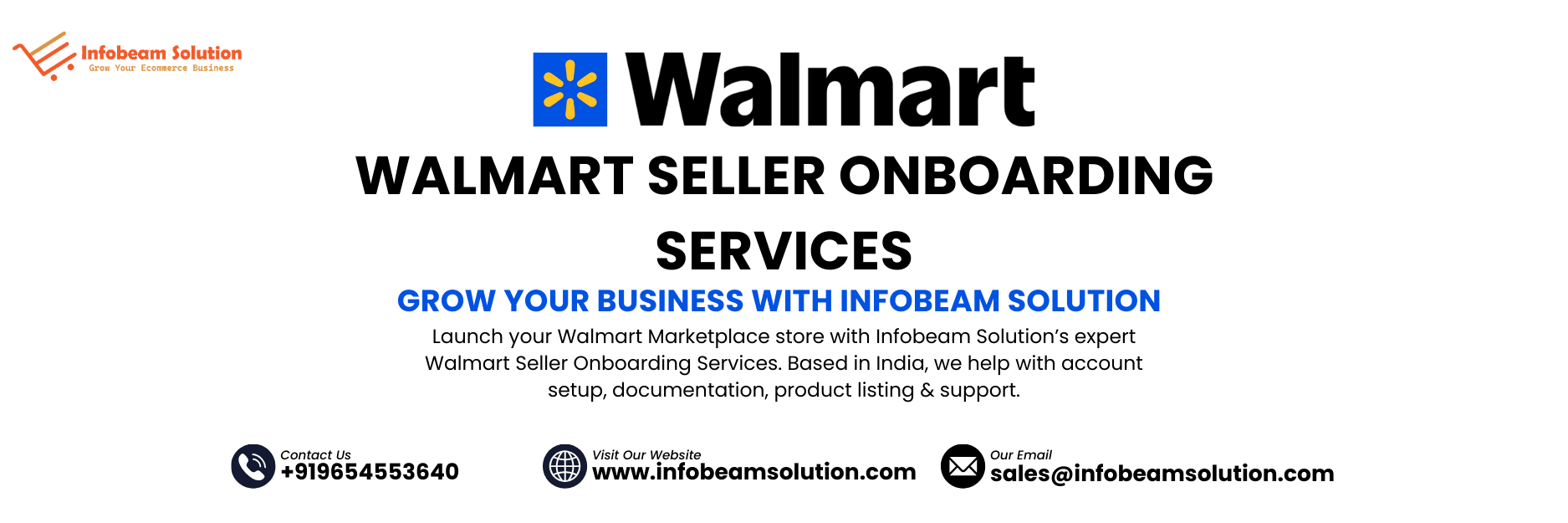 Walmart Seller Onboarding Services | Infobeam Solution India
